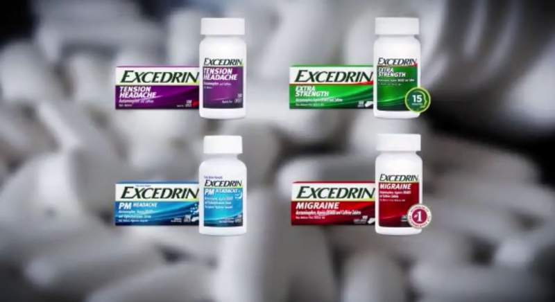 Migraine relief medication Excedrin temporarily out of stock